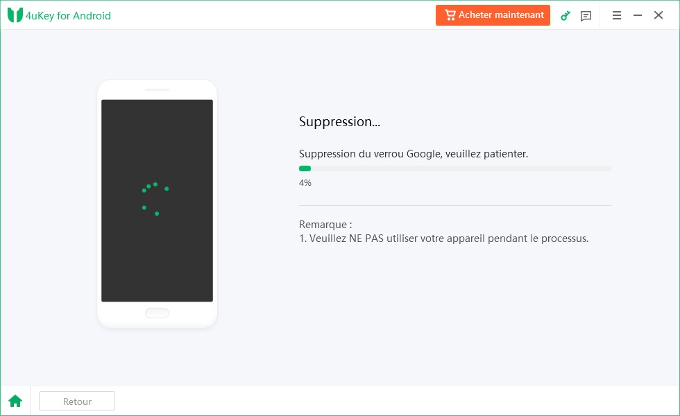 Meilleur outil de contournement Oneplus FRP – Tenorshare 4uKey pour Android